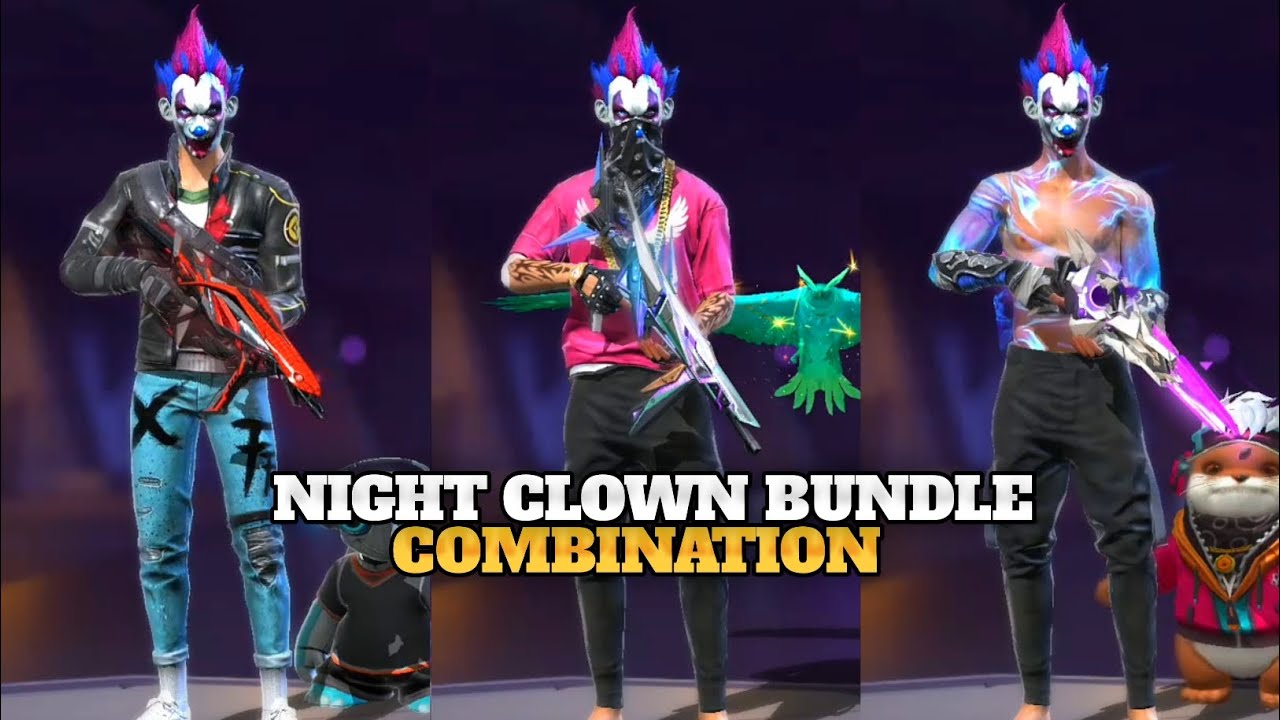 TOP 15 BEST DRESS COMBINATION WITH NIGHT CLOWN BUNDLE 😀 - YouTube