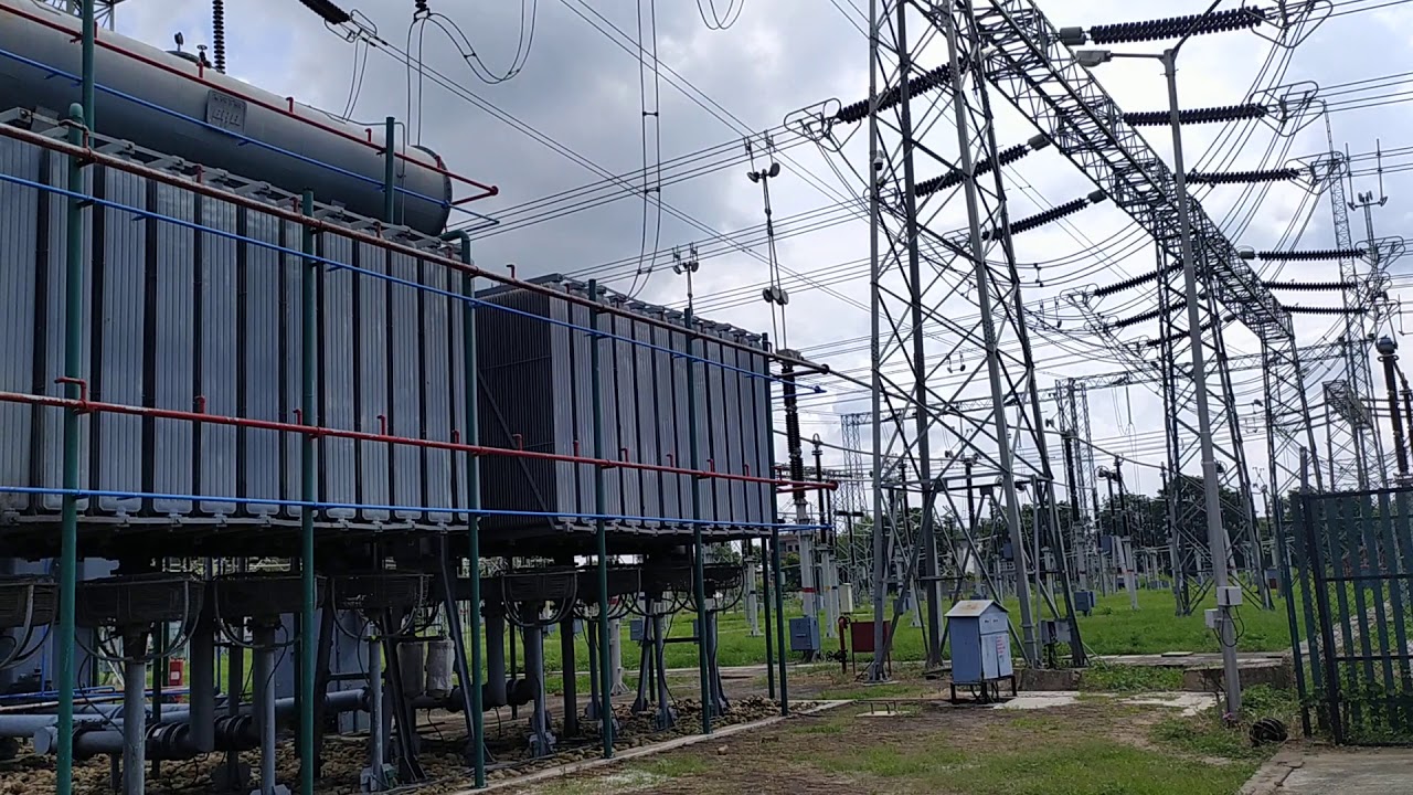 400 kv substation - YouTube