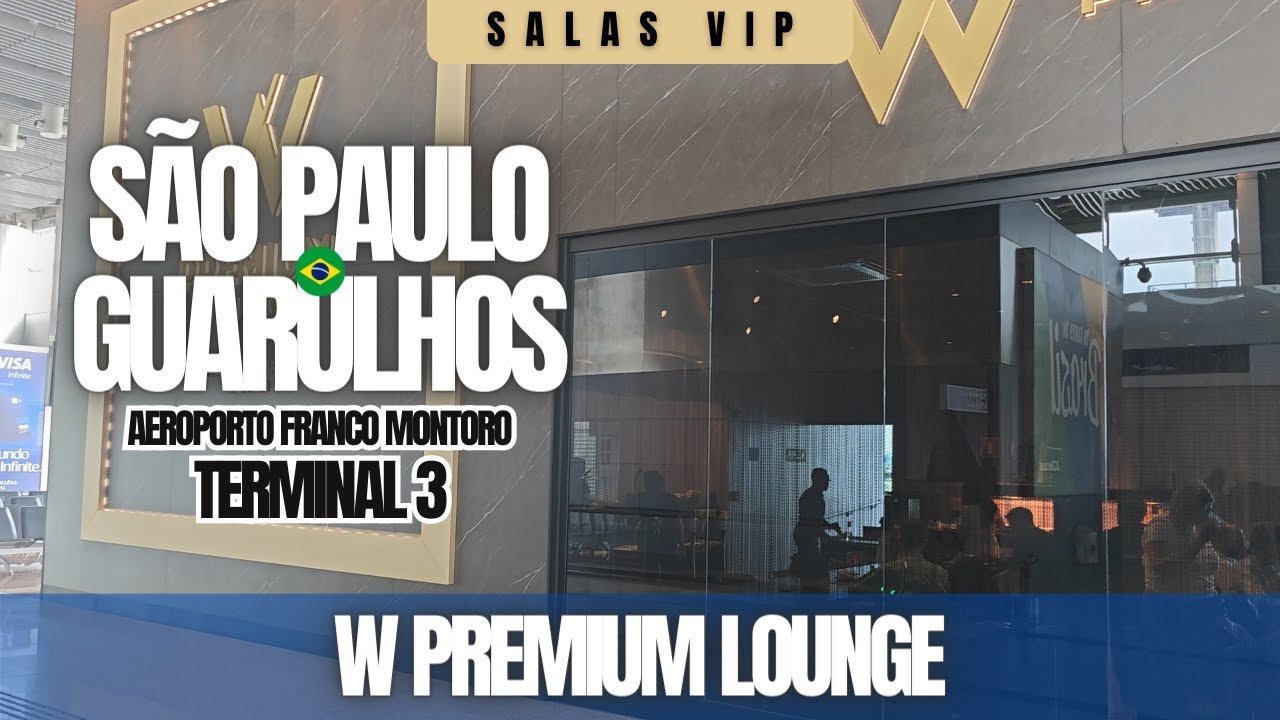 W PREMIUM LOUNGE THE PIER no AEROPORTO DE GUARULHOS | Sala VIP: relaxe ...