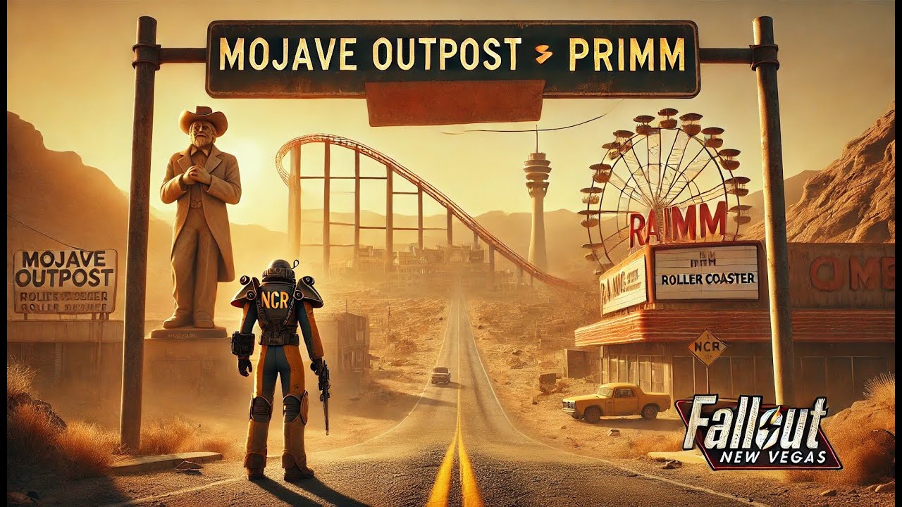 Journey from Mojave Outpost to Primm | Fallout: New Vegas Exploration ...