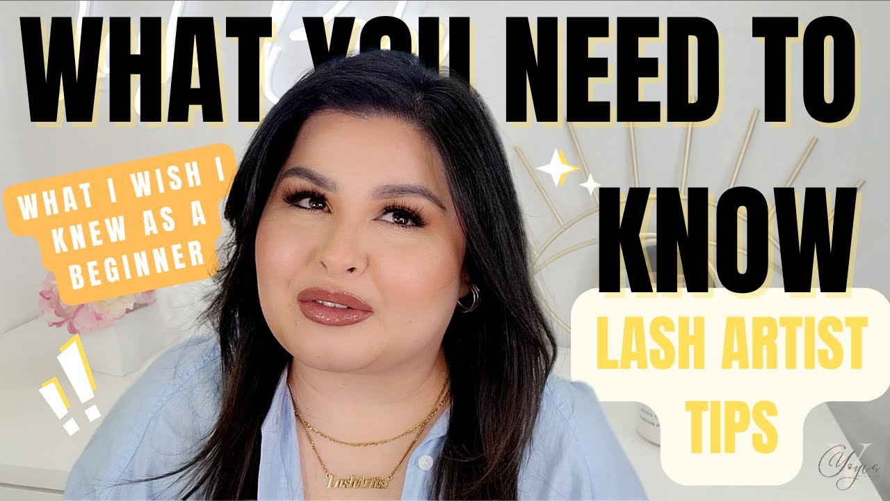 what you need to know as a beginner lash artist - YouTube