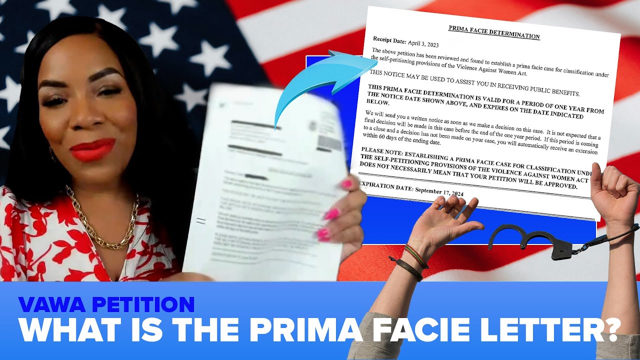 What is Prima Facie Letter? - YouTube