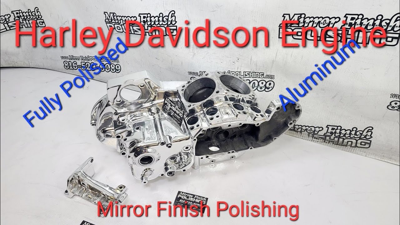 Harley Davidson Engine Cases Highly Polished by www ...