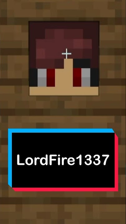 LordFire1337 | Comment your name (Java only)! | #playerhead - YouTube
