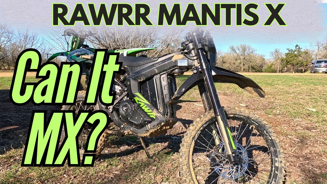Reviewing the Rawrr Mantis X on Motocross Track - YouTube