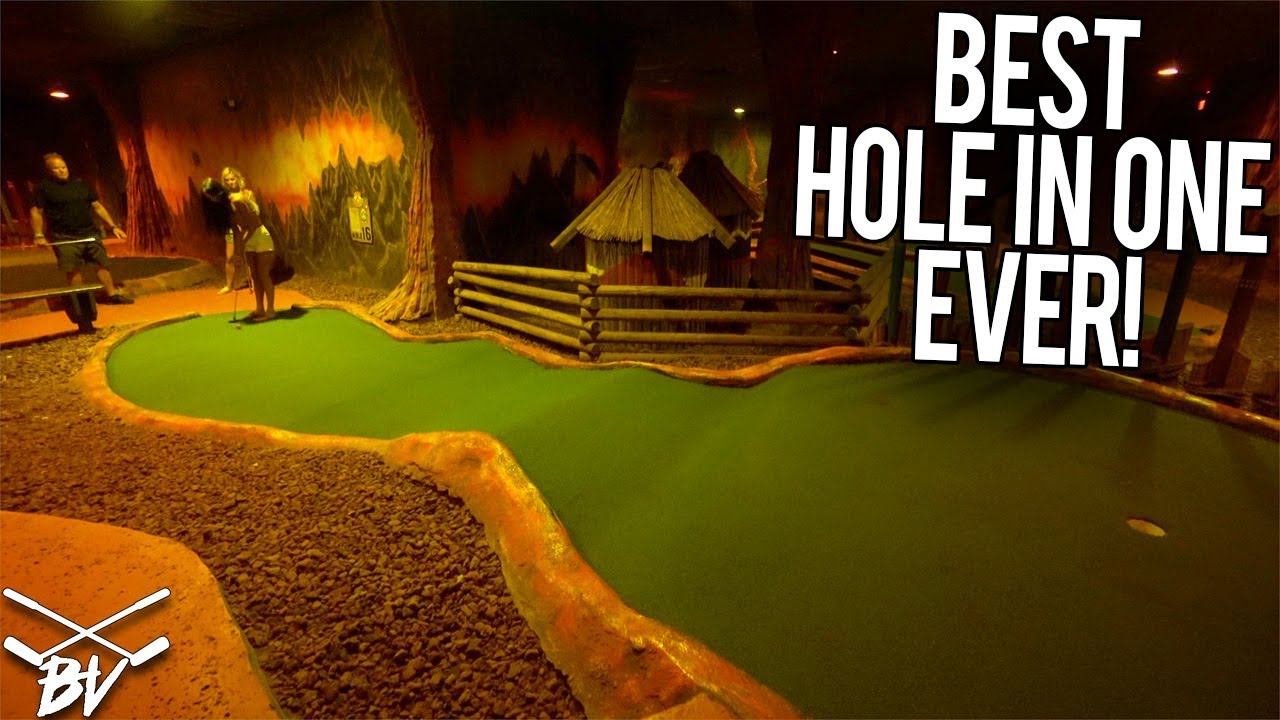THAT MIGHT BE YOUR BEST MINI GOLF HOLE IN ONE EVER! - YouTube