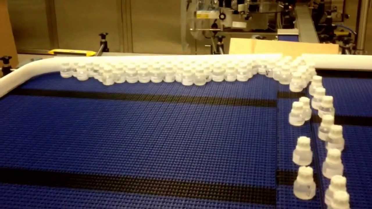 Vial Accumulating Conveyor System - YouTube
