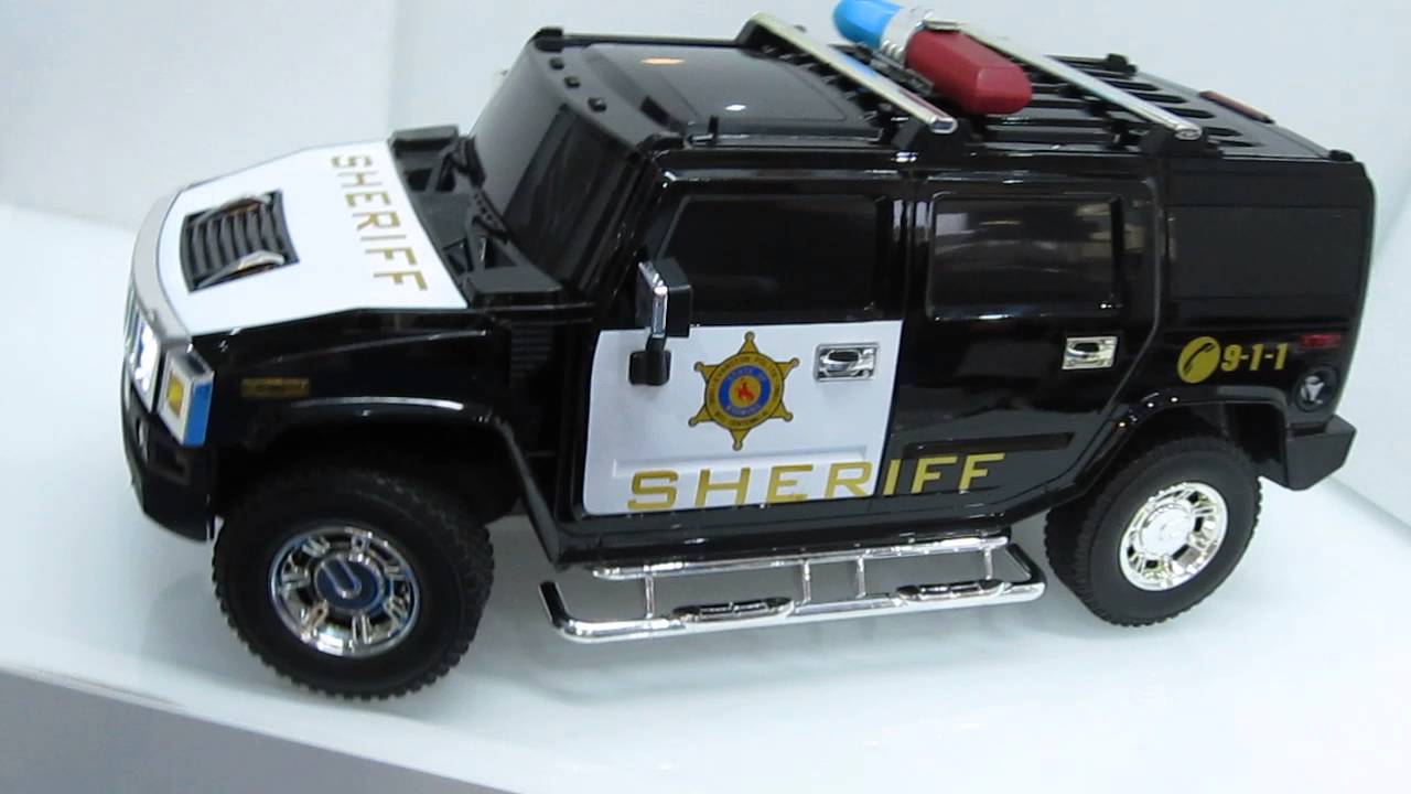 RC-Hummer H2 Sheriff Police Car - Auto www.d-worldtech.de - YouTube