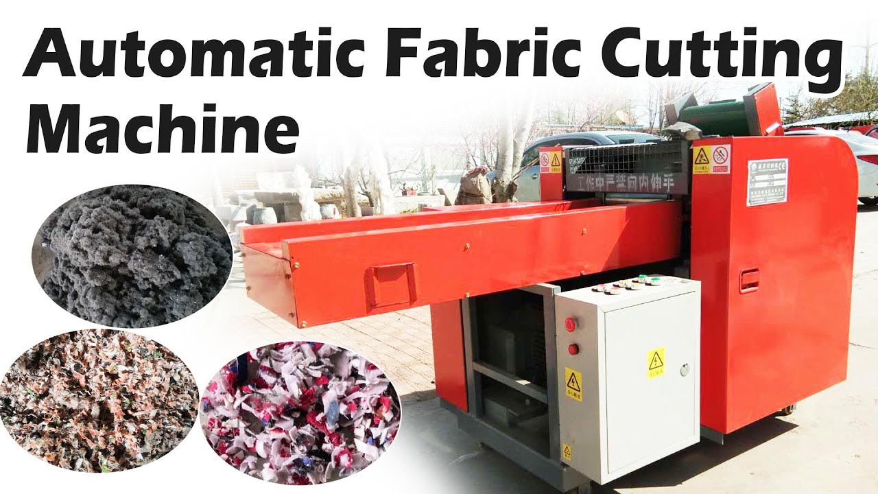 See Our Automatic Fabric Cutting Machine Turn Old Clothes into Uniform ...