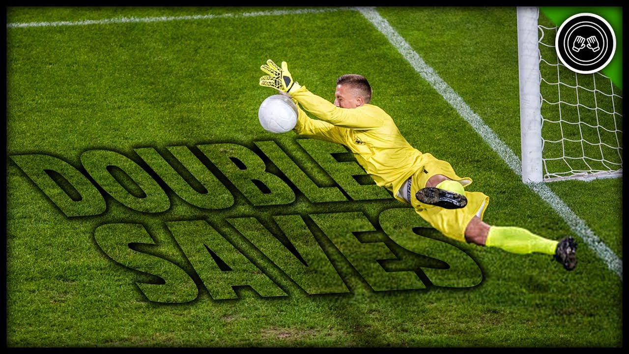 Double saves from crazy goalkeepers HD - YouTube