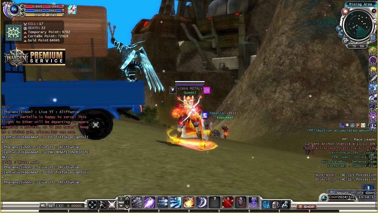 RUSUH PAKEK AURA CUPU GAK DEMENTOT KWKWKWK - RF WARDEN HARD RPG INTERNATIONAL - YouTube