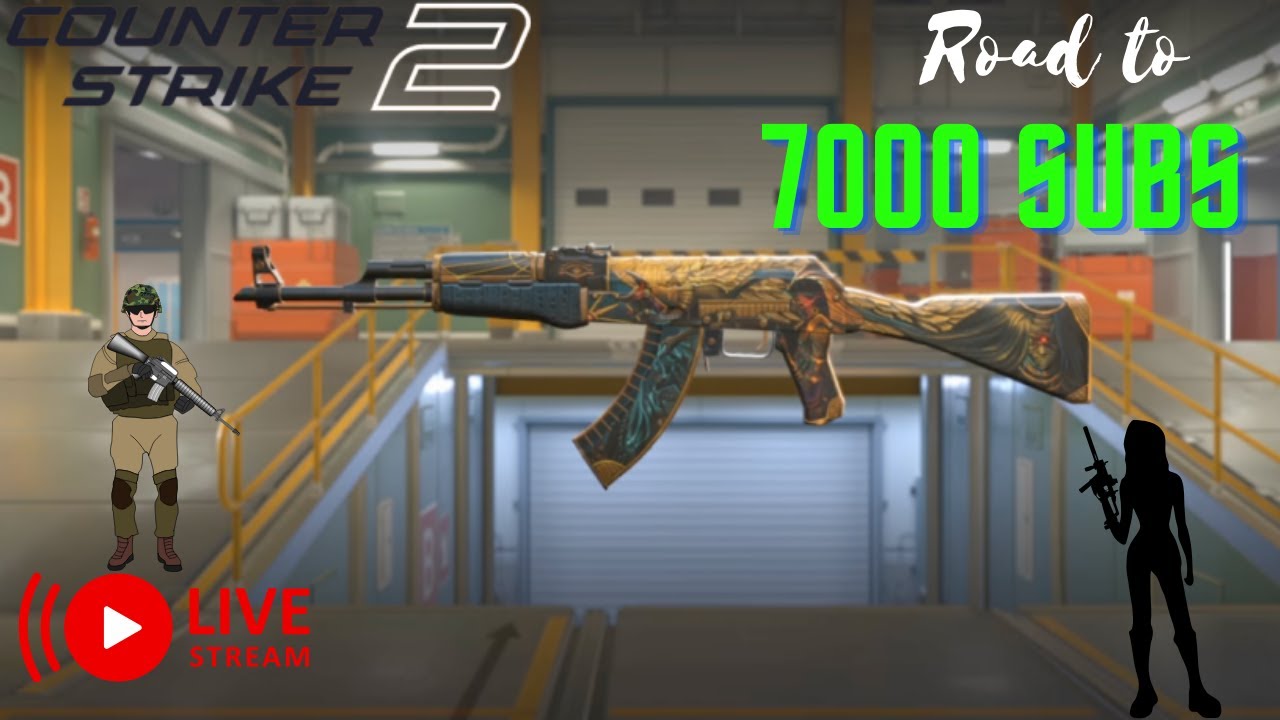 Noob GamePlay In Counter Strike - 2, India , BHARAT... Road to 7000 ...