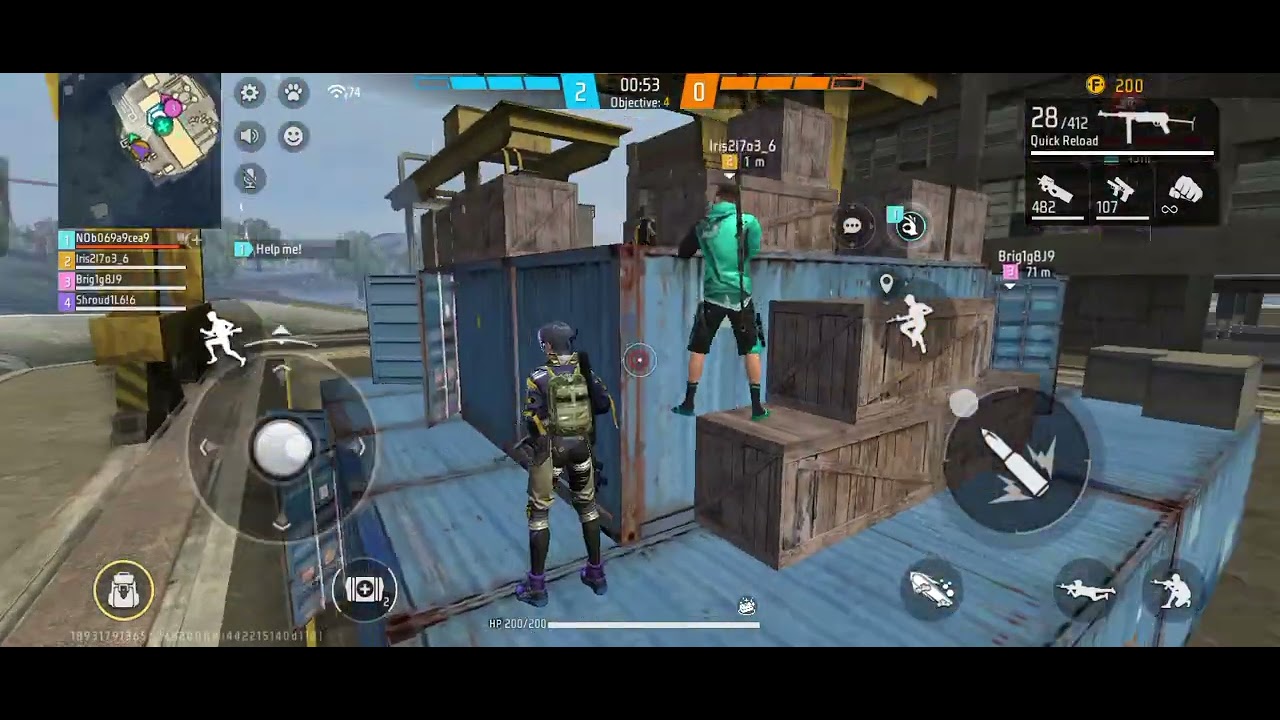 Free Fire squad game 🎯 - YouTube