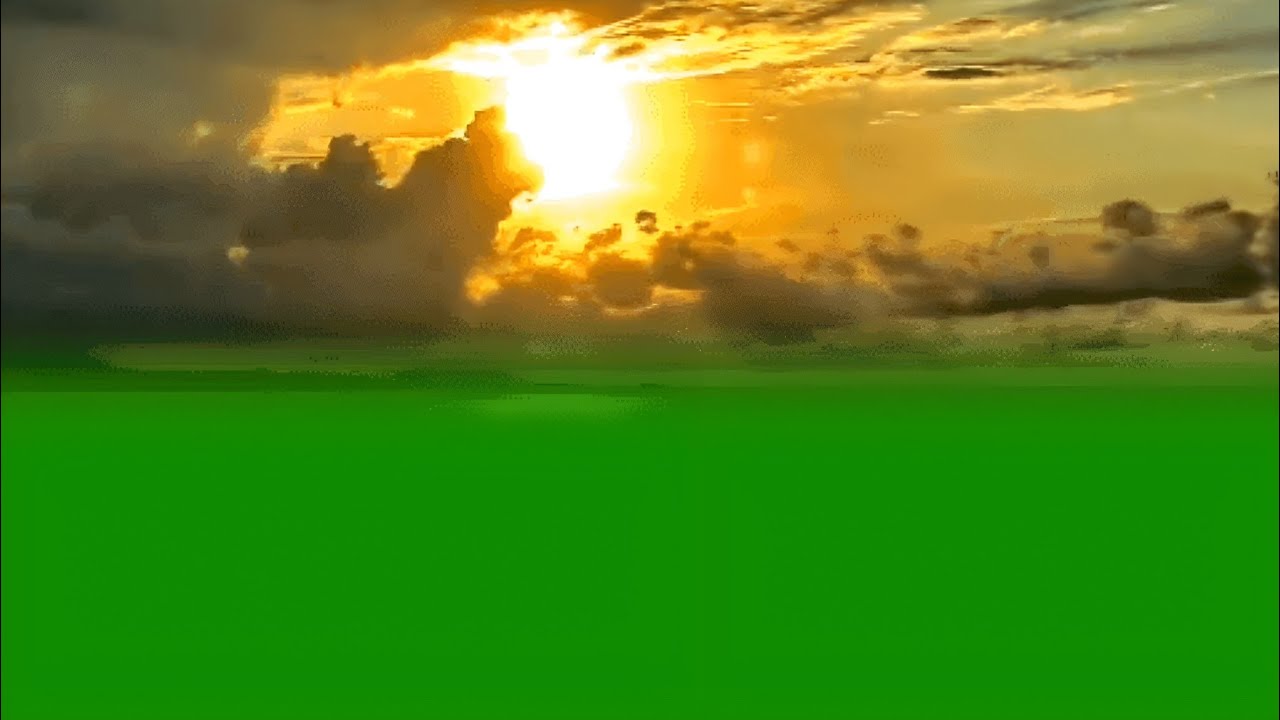 Sunset green screen effect | Sunrise sunset green screen - YouTube