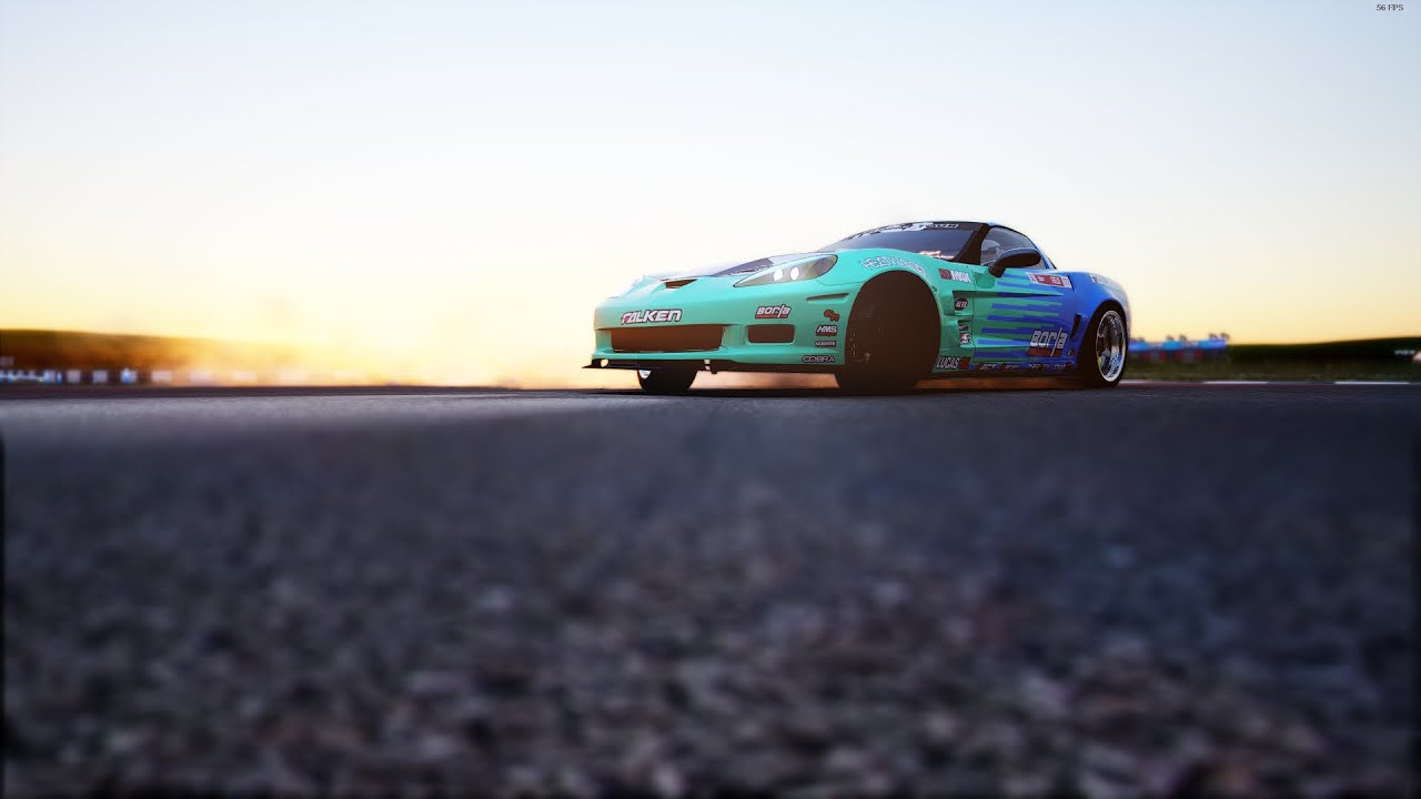 Assetto Corsa - Corvette C6 WDT - Drift on Esda Mondello FD Track - YouTube