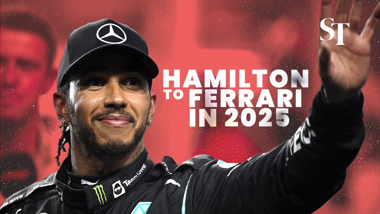 Lewis Hamilton in shock move from Mercedes to Ferrari in 2025 - YouTube