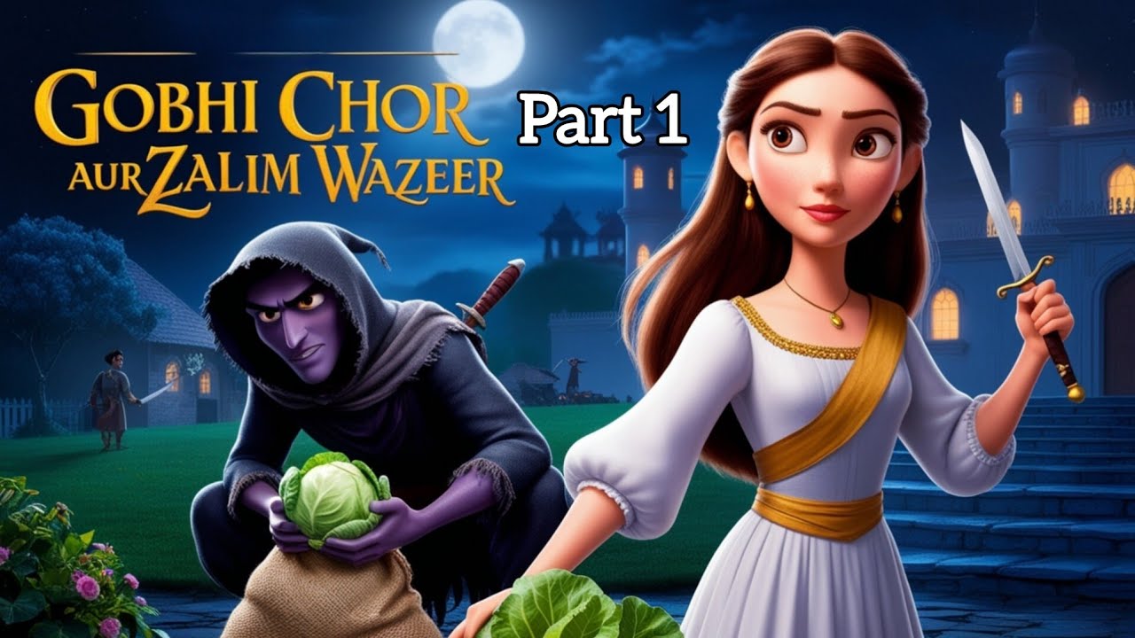 Gobhi Chor Aur Zalim Wazeer|Part 1|Animation Movie|Moral stories|Hindi ...