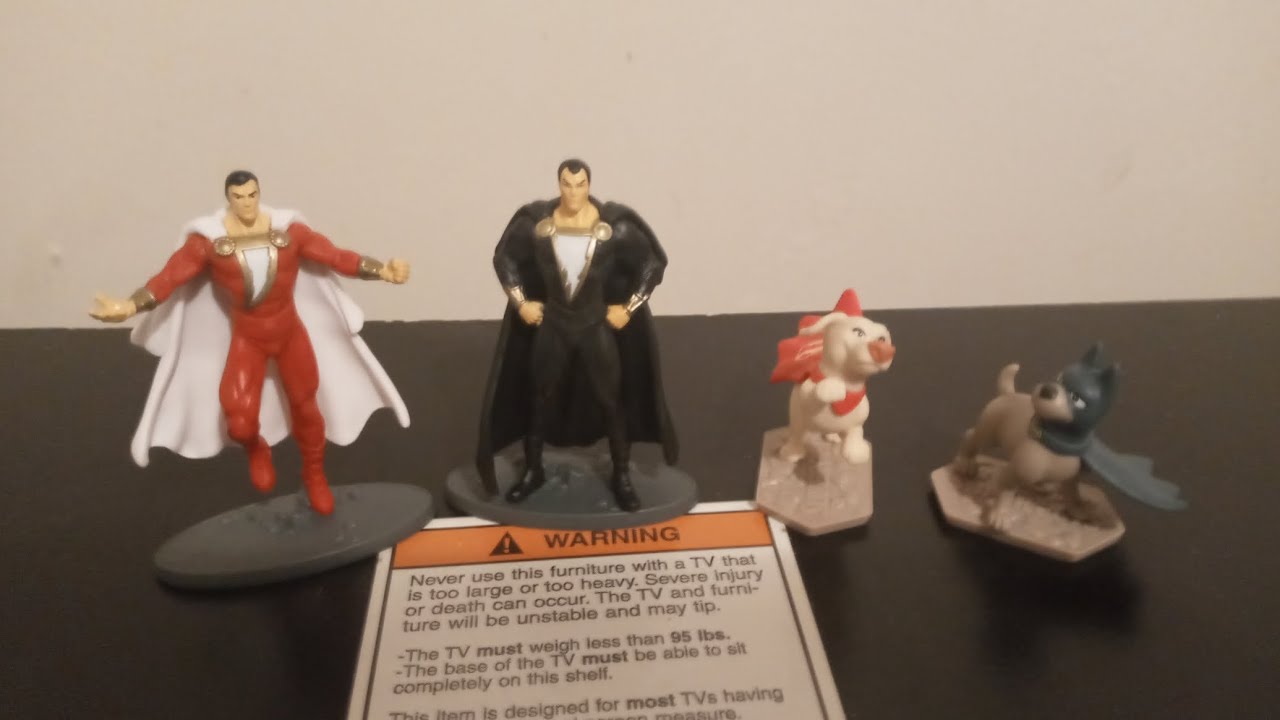 Super Pets Ace and Krypto Justice League Black Adam and Shazam Dollar ...