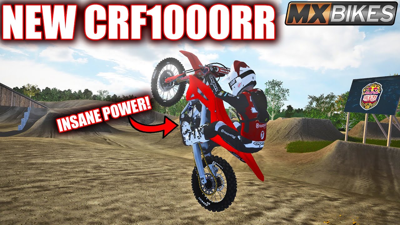 NEW CRF1000RR IS NOW THE FASTEST DIRTBIKE IN MX BIKES HISTORY!? - YouTube