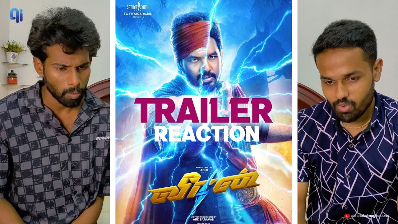 Veeran Trailer | Reaction | Hiphop Tamizha | Vinay Rai | ARK Saravan ...