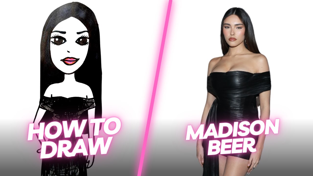 How to Draw Madison Beer - YouTube