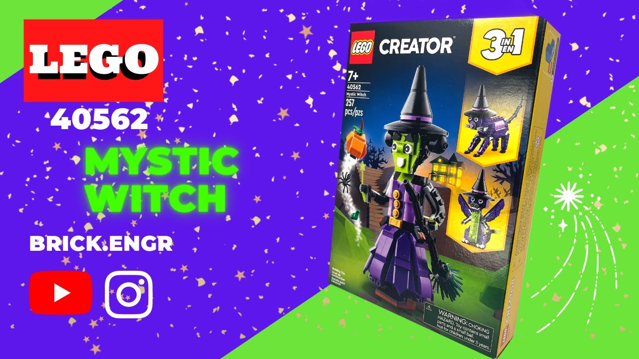 Lego 40562 Creator 3 in 1 Mystic Witch - YouTube