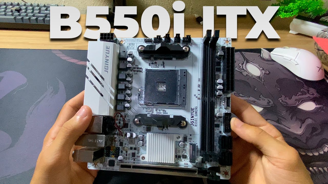 B550i JGINYUE - Nova placa mae Para meu SETUP - YouTube