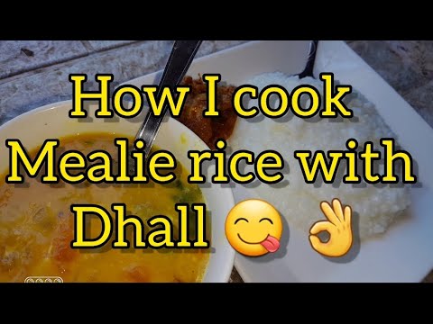 How I cook mealie rice with Dhall | my favorite meal growing up. A ...