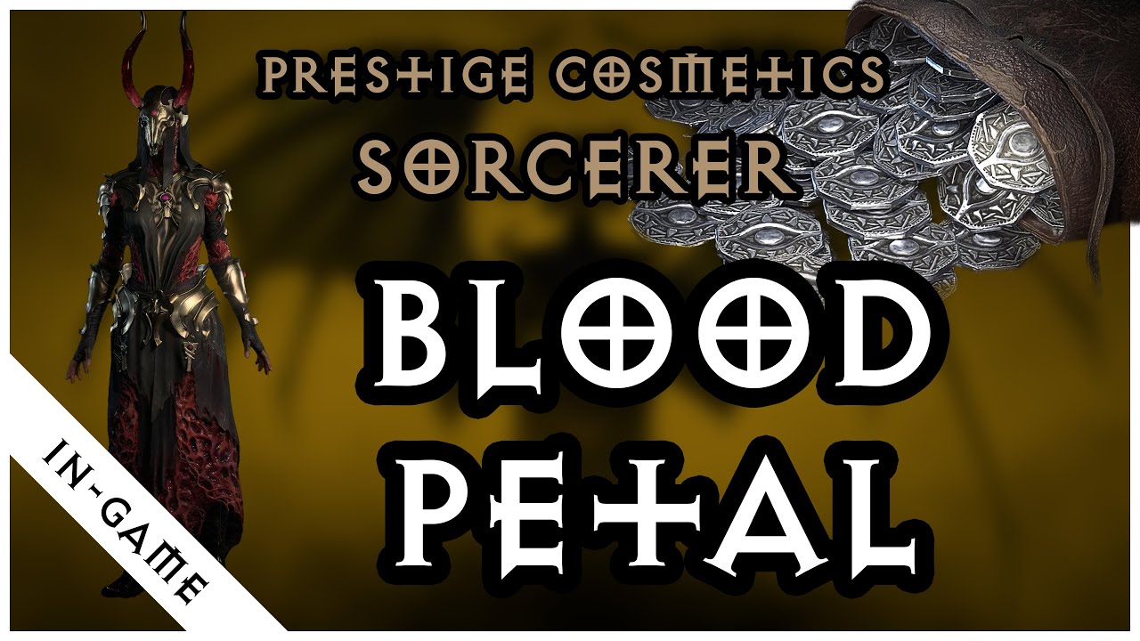 Blood Petal | Diablo IV Cosmetics (Sorcerer) | In-Game (4K) | 2,500 ...