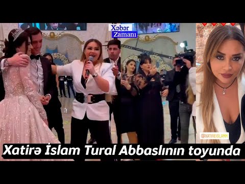 Xatirə İslam Tural Abbaslının toyunda - eksklüziv görüntülər