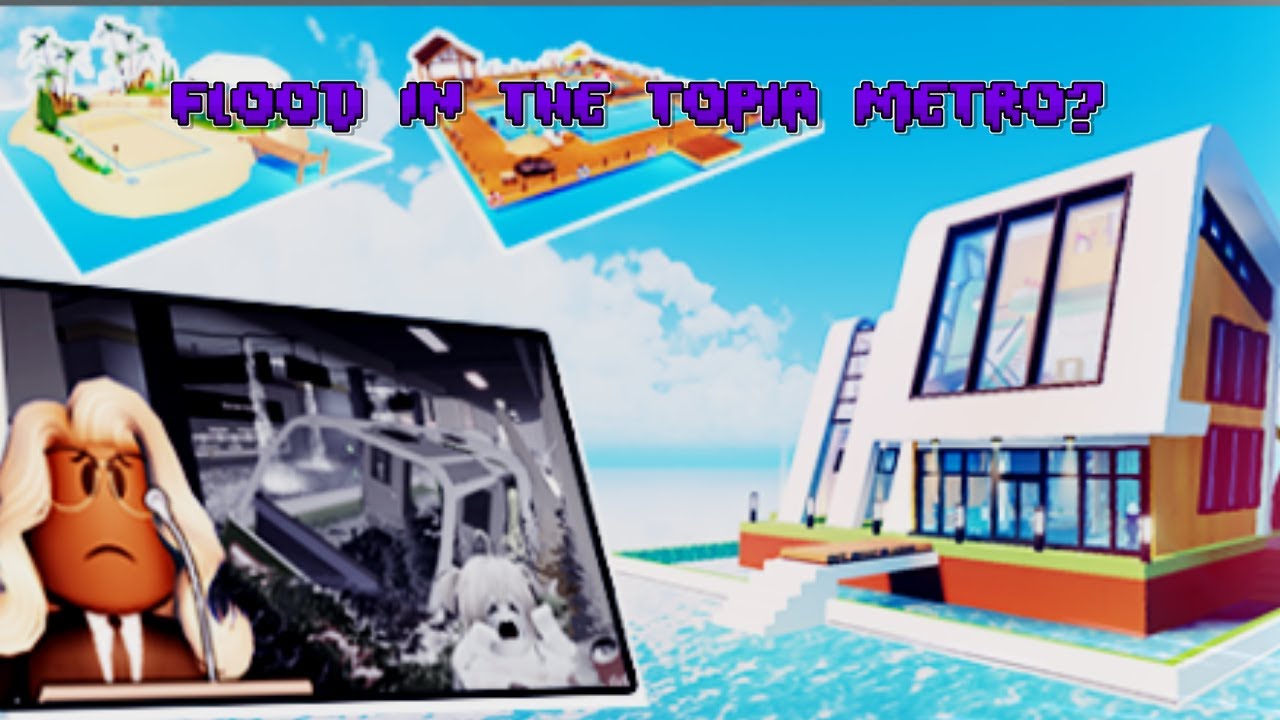 FLOOD IN THE TOPIA METRO? - Roblox Livetopia - YouTube
