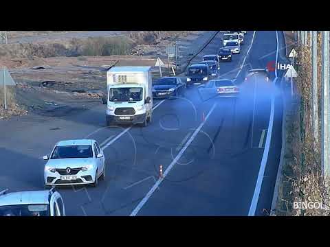 Kaza anları kamerada