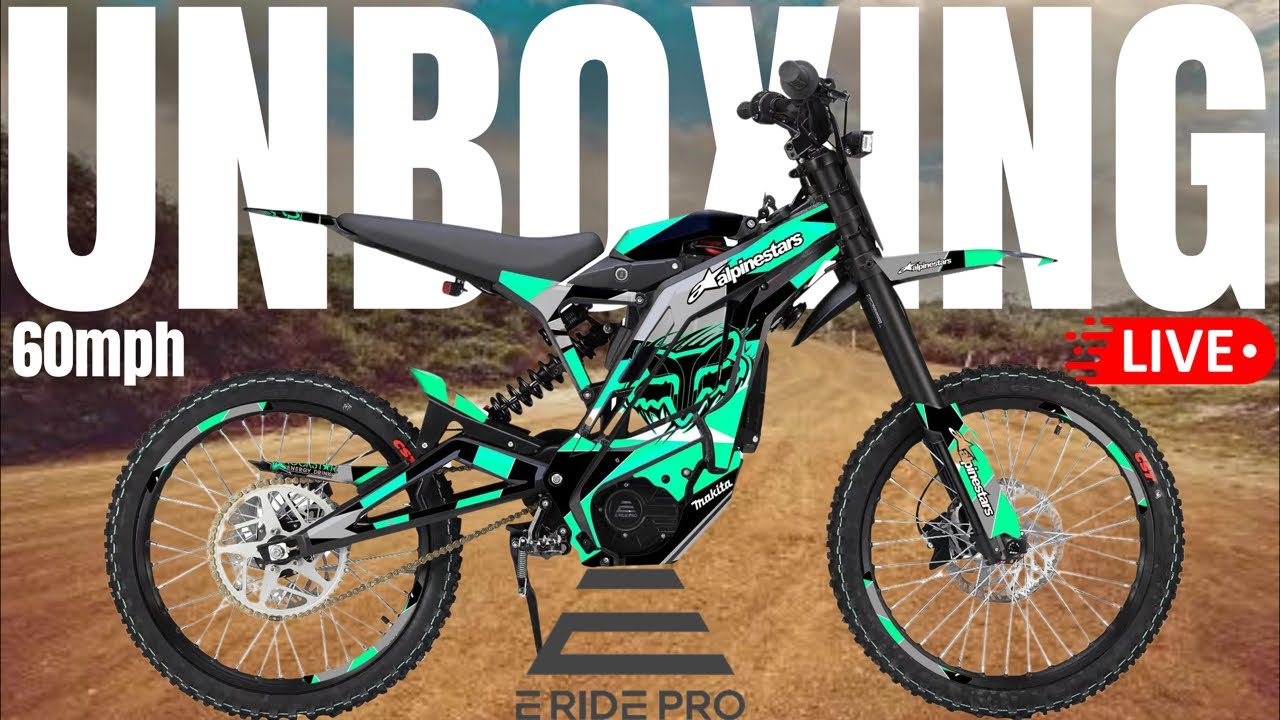NEW 2024 E-Ride Pro SS 2.0 72V Unboxing, Build & Upgrade | Sur Ron ...