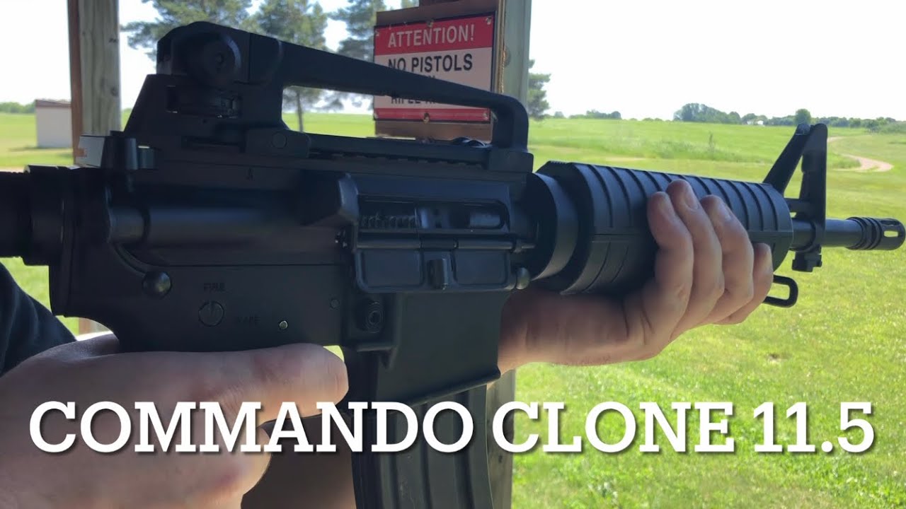 Colt Commando Clone 11.5 - YouTube