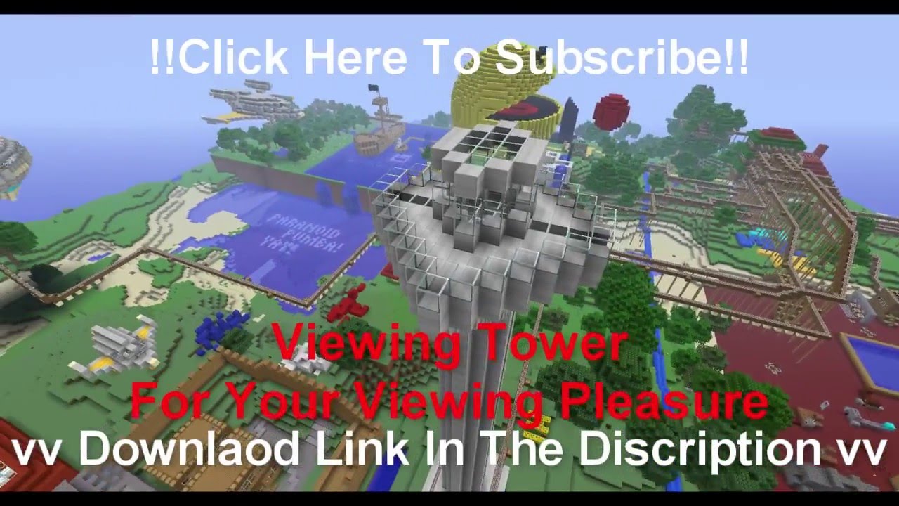 Our Minecraft Creative Map Up For Download!!! - YouTube