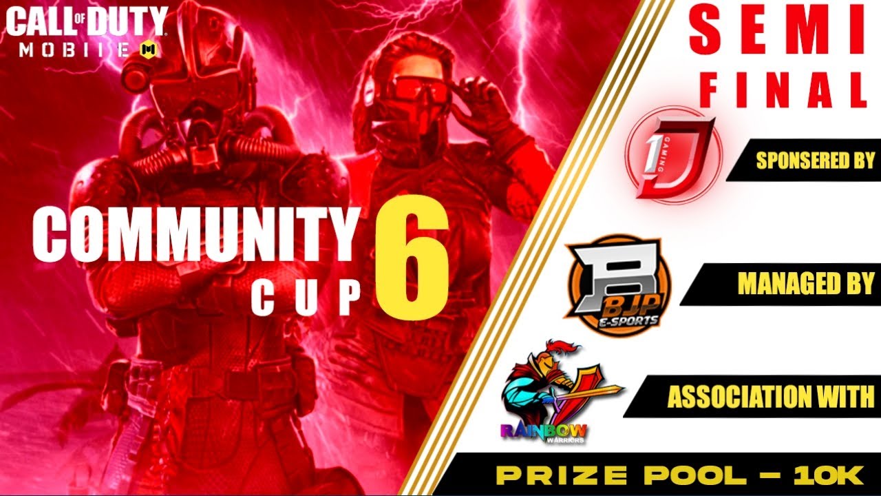 COMMUNITY CUP 6|SEMIFINAL MATCH - YouTube