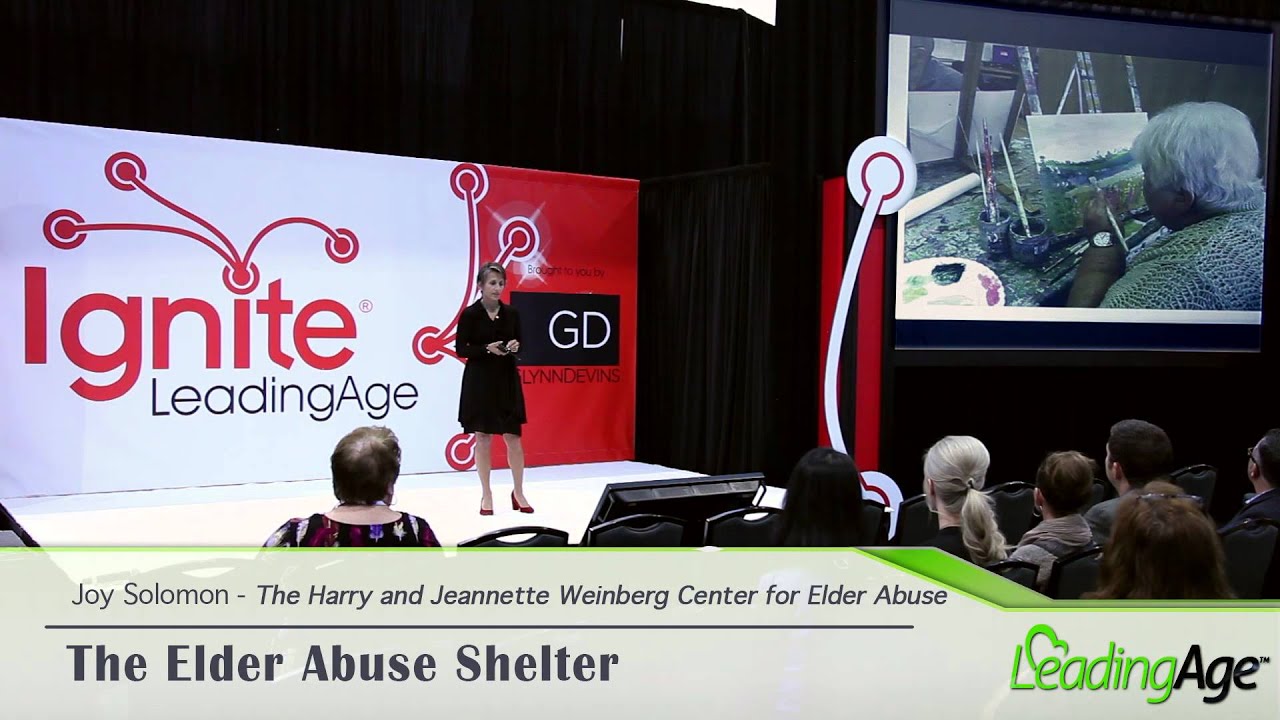 (The Harry and Jeannette Weinberg Center for Elder Abuse) The Elder Abuse Shelter - YouTube