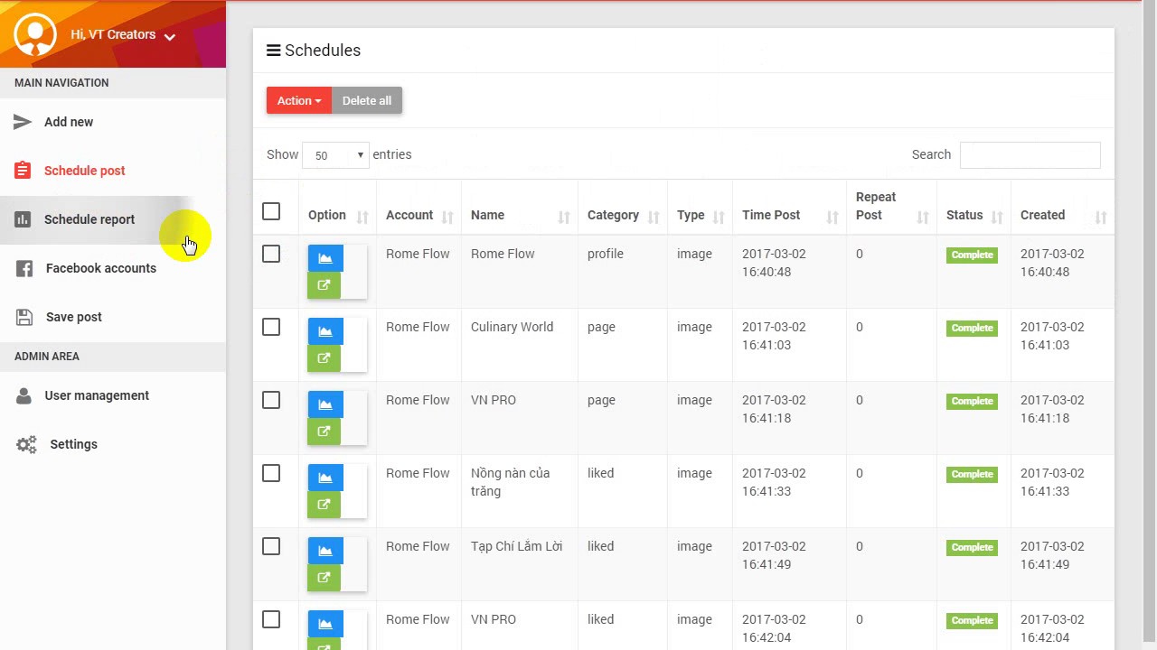 Tiger Post Facebook Auto Post Multi Pages Groups Profiles - YouTube