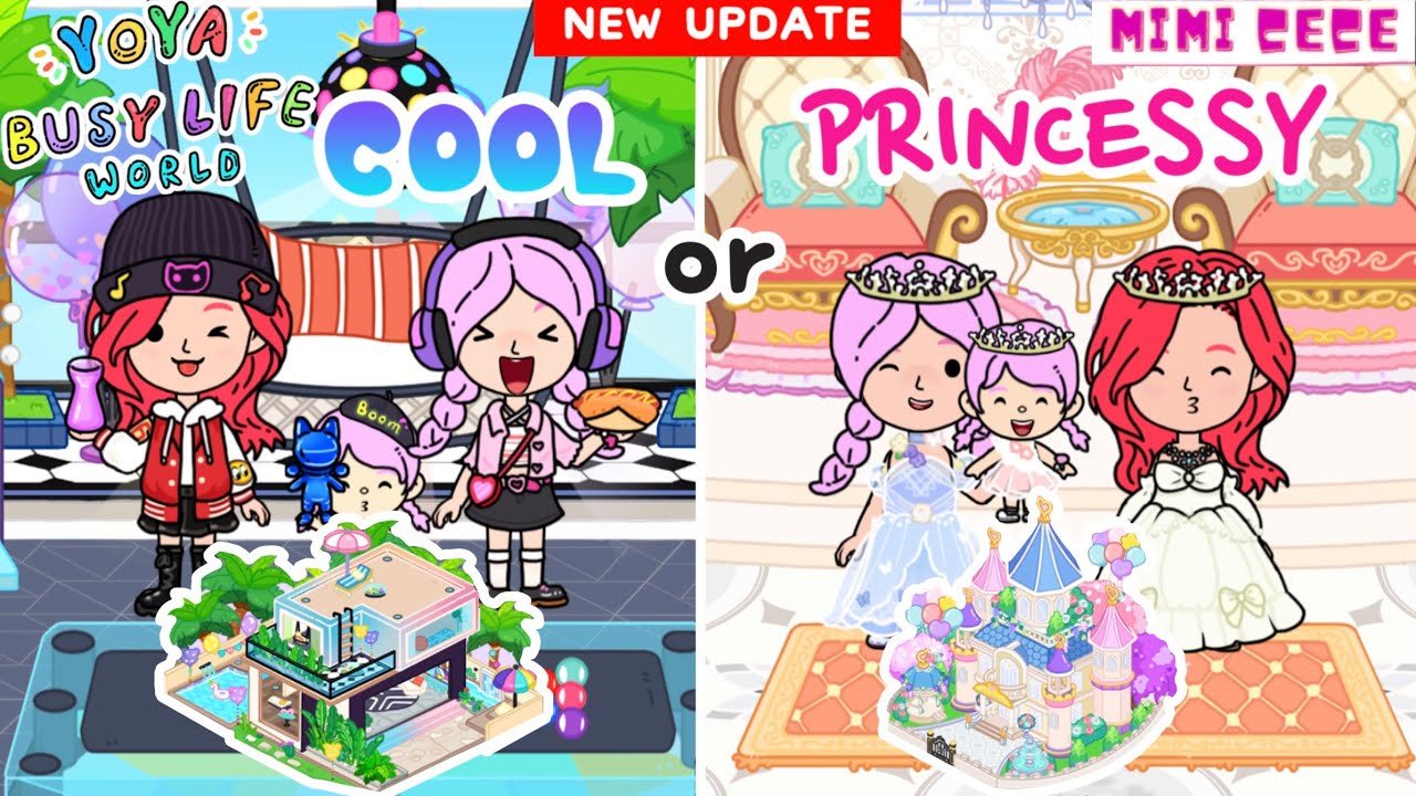 CÁ TÍNH 🎮 hay CÔNG CHÚA 👑 | UPDATE NHÀ MỚI YOYA WORLD 😍 | New House ...
