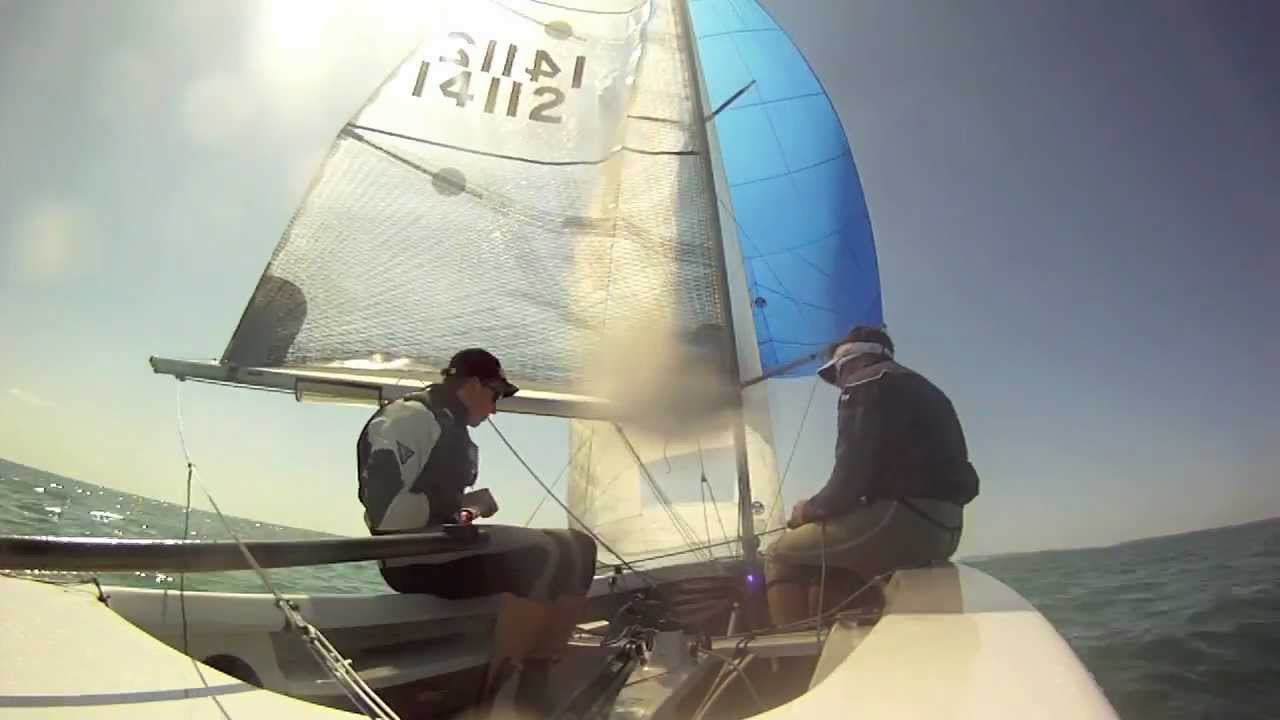 North Sails 3DL - GP14 Worlds Training - YouTube