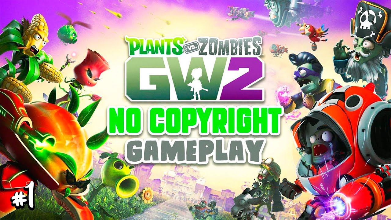 PVZ GW2 #1 - Garden Ops (No Copyright Gameplay, No Talking) // Xbox ...