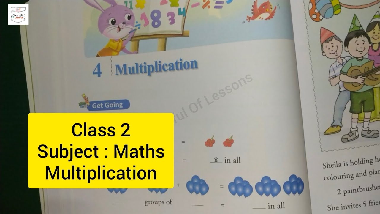 Class 2 Maths Multiplication(Part 1) - YouTube