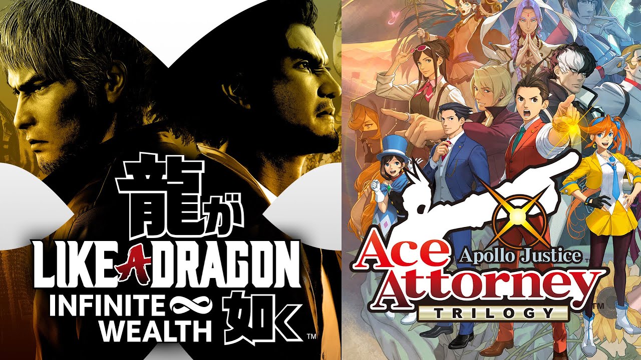 Like a Dragon: Infinite Wealth & Apollo Justice: Ace Attorney Trilogy ...