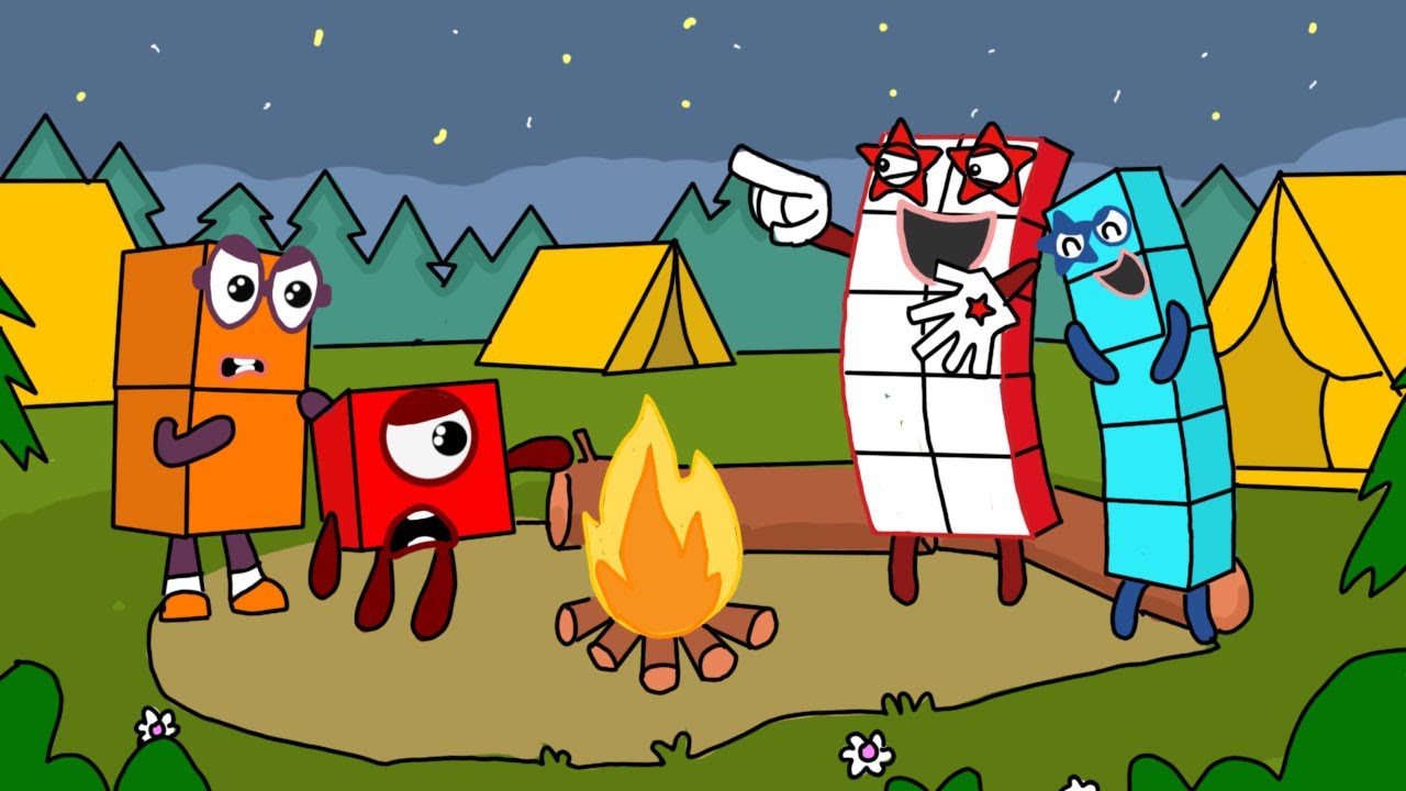New, Numberblocks go on a camping trip | Numberblocks fanmade coloring ...