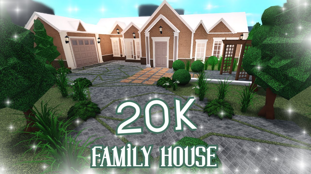 BLOXBURG: Family House 1 Story Build : 20k : Roblox : No Gamepass - YouTube