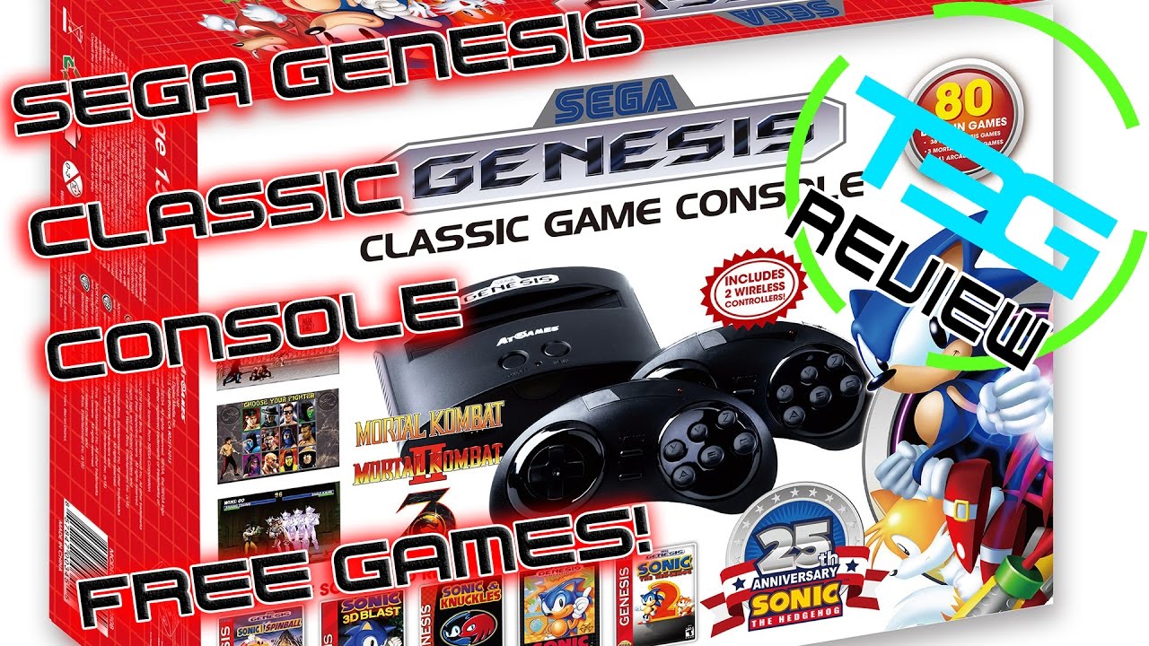 Sega Genesis Classic Game Console Review! - GREAT GIFT IDEA! - YouTube