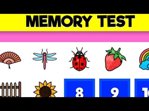 Memory test Activity in I-GIRS - YouTube