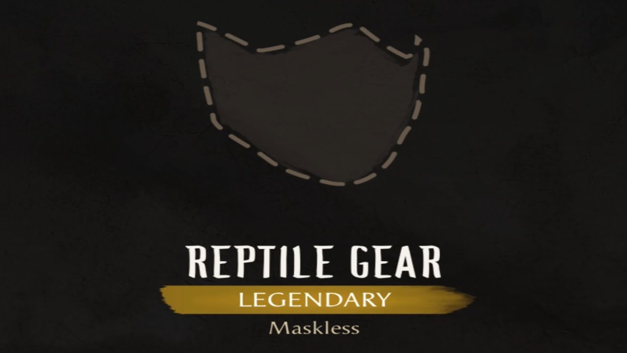 Maskless Reptile Gear MK1 - YouTube