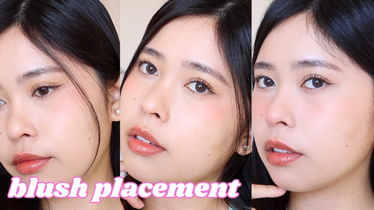 How to apply blush in 3 unique Placements - YouTube