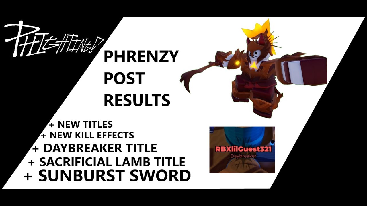 PHIGHTING PHRENZY! - Decoy Deploy! New Titles, Kill Effects and ...